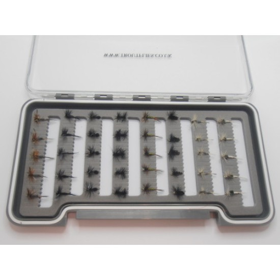 Boxed Small Hook Dry Fly - Troutflies UK